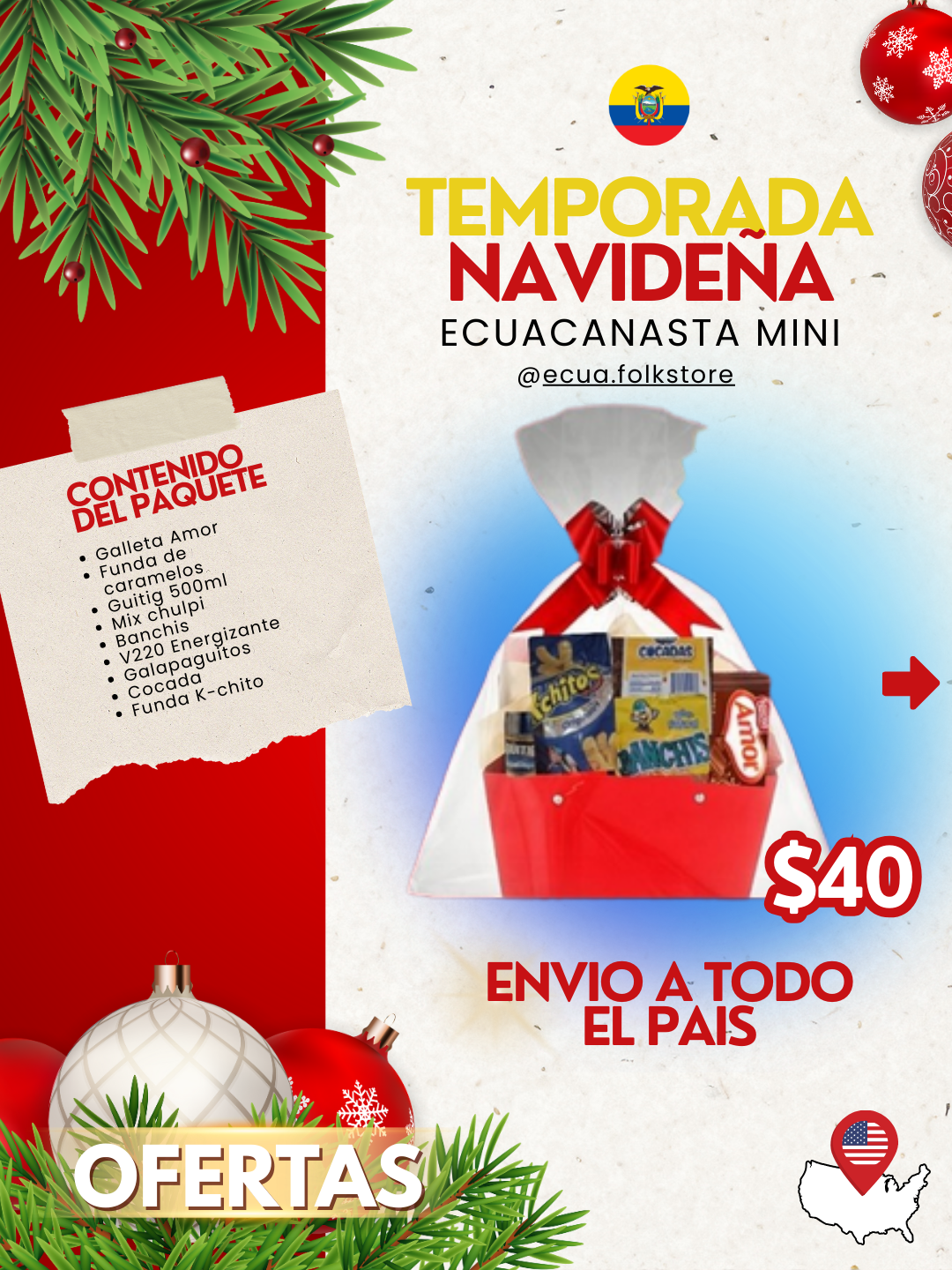 Ecuacanasta MINI: La Esencia de la Navidad Ecuatoriana – EcuaFolk